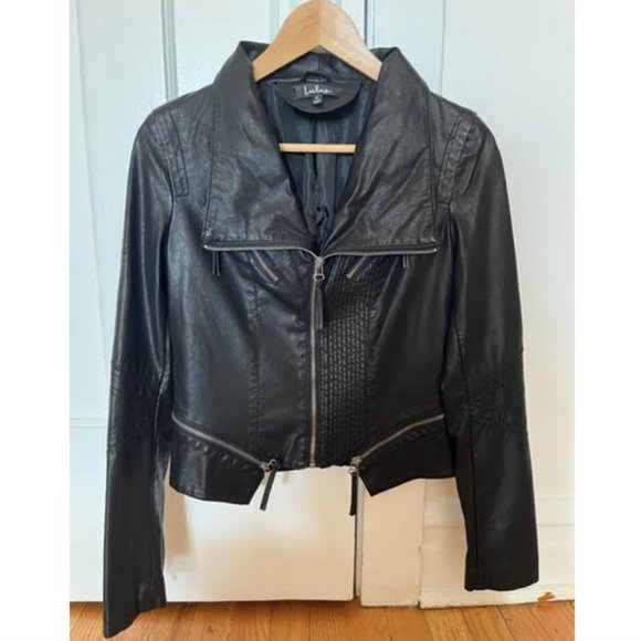 Lulus | Jackets & Coats | Lulus Up On A Tuesday Black Vegan Leather ...
